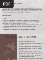 Science 5 Q4-Module 1 | PDF | Rock (Geology) | Weathering