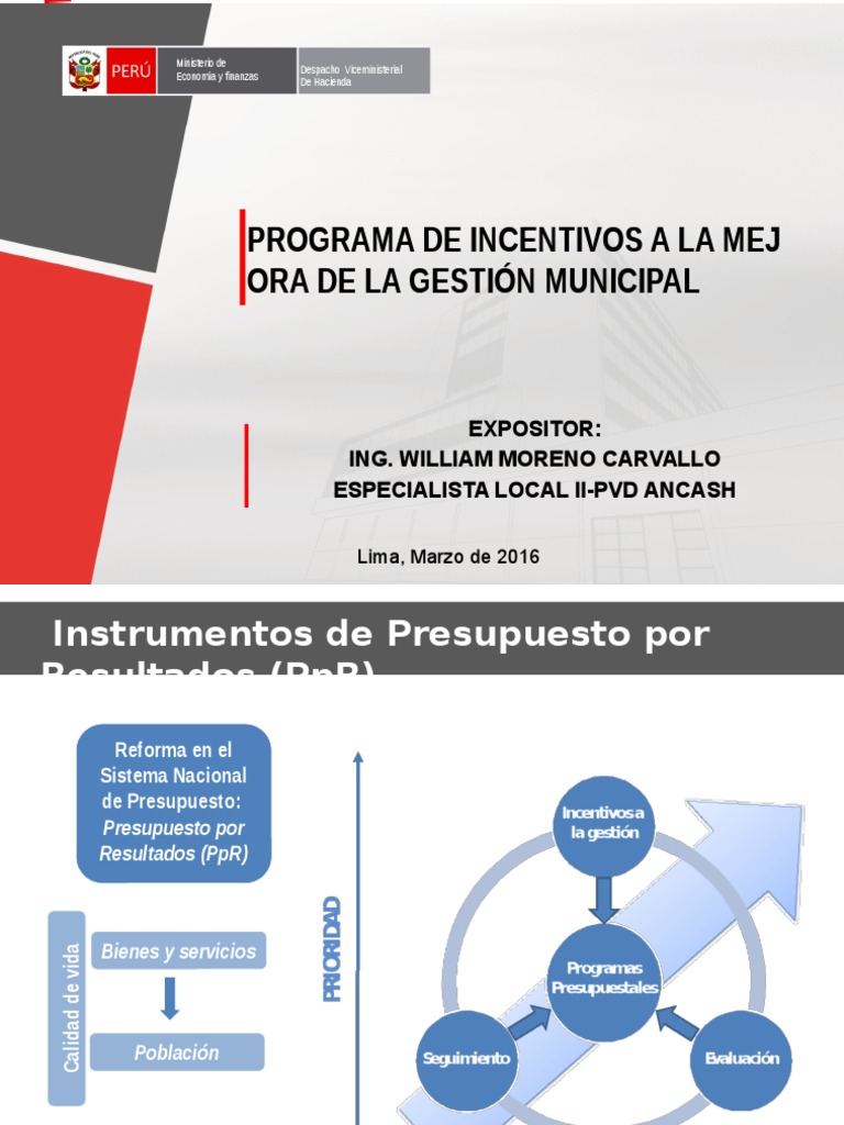 2.2 - Programa de Incentivos | PDF | Presupuesto del gobierno | Presupuesto