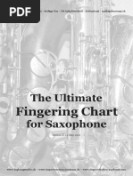 Mellophone Fingering Chart For Mellophone Instrument | PDF