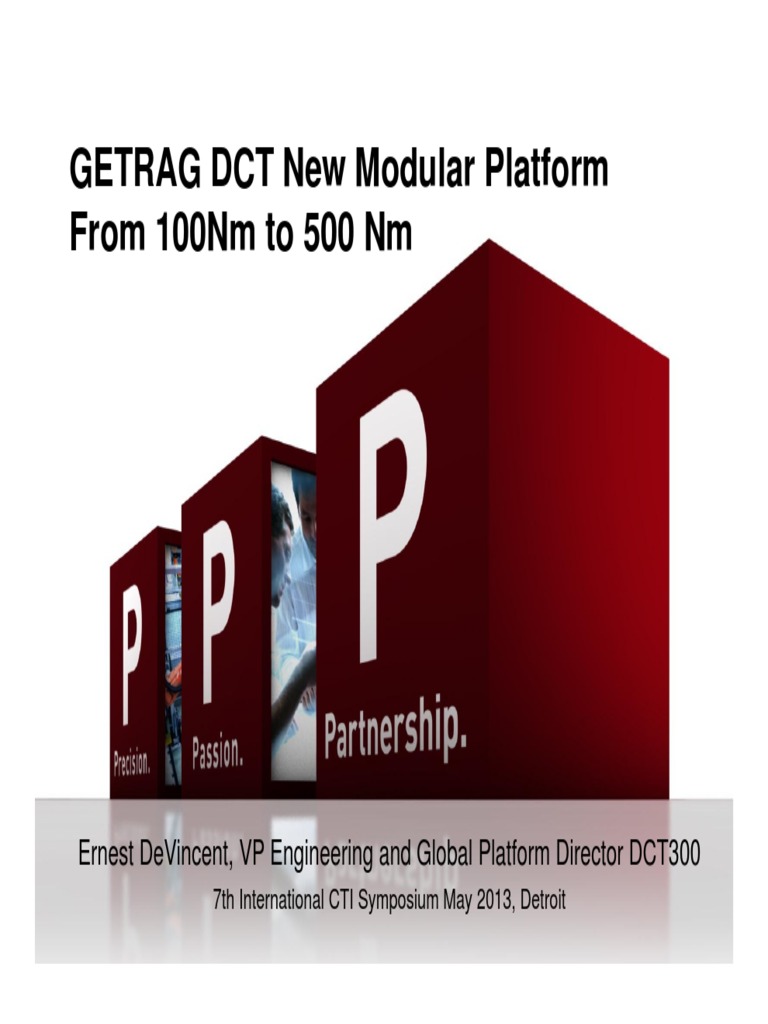 Presentation 7DCT300 | PDF | Transmission (Mechanics) | Clutch