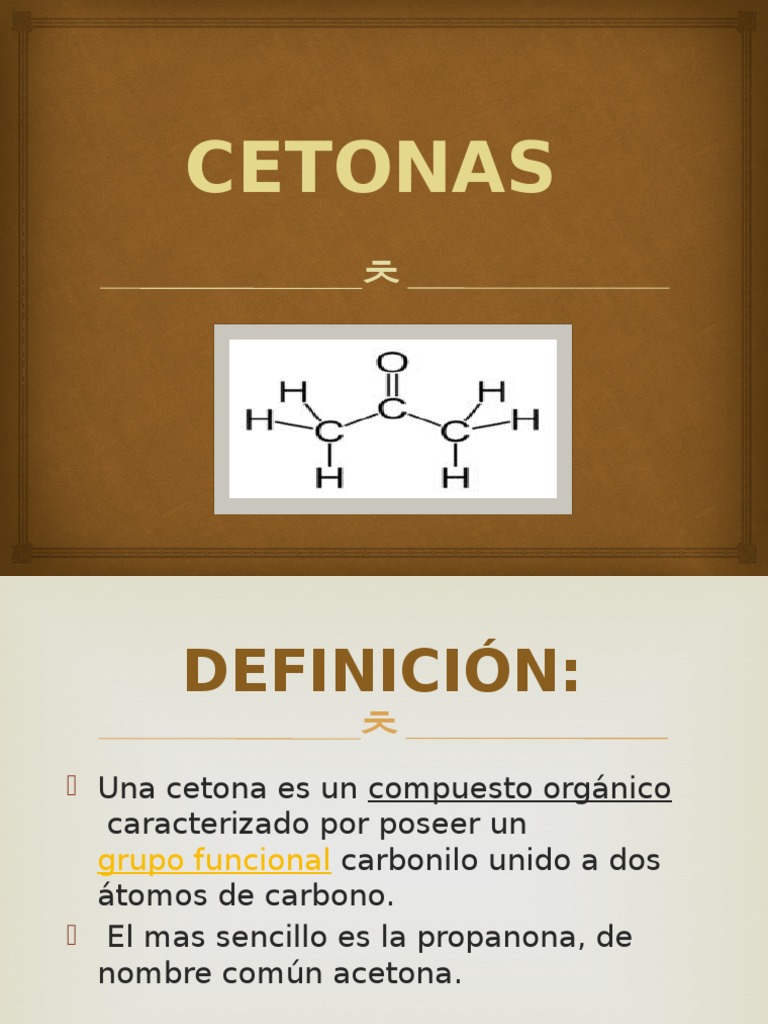 Cetona S | PDF | Cetona | Compuestos orgánicos