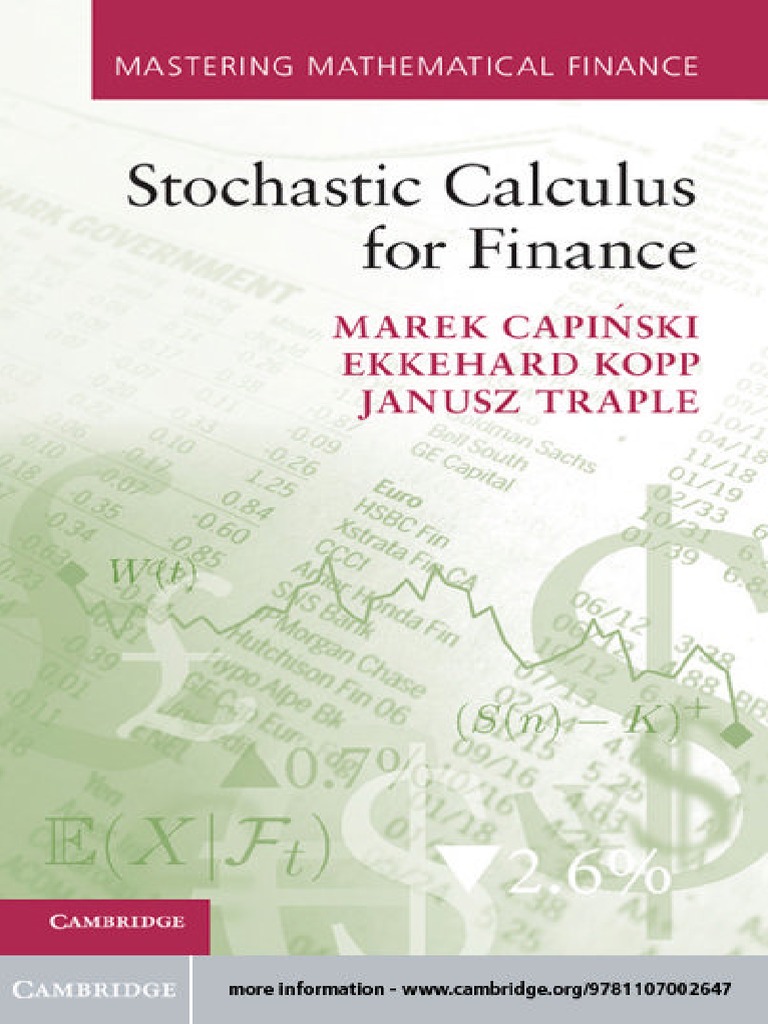 Stochastic Calculus For Finance | PDF | Stochastic Process ...