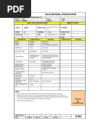 Control Valve Data Sheet | PDF | Valve | Pressure