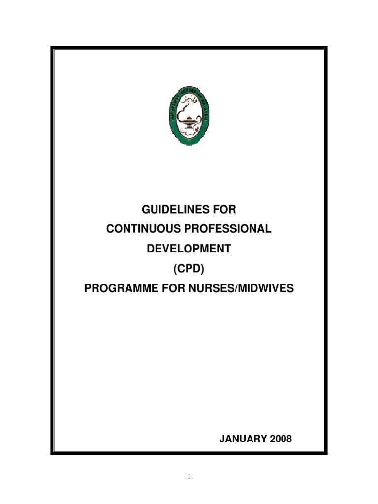 CPD Guidelines for Nurses and Midwives | PDF | Nursing | Professional ...
