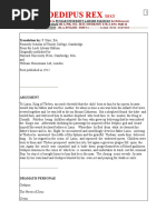 Oedipus The King Text PDF | PDF | Sophocles | Mythology Of Central Greece