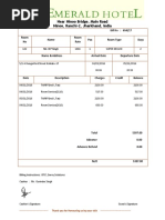 Hotel Bill | PDF