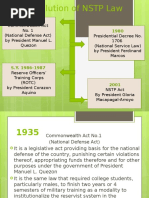 History of NSTP, Three Components of NSTP, Vision, Mission, Core Values ...