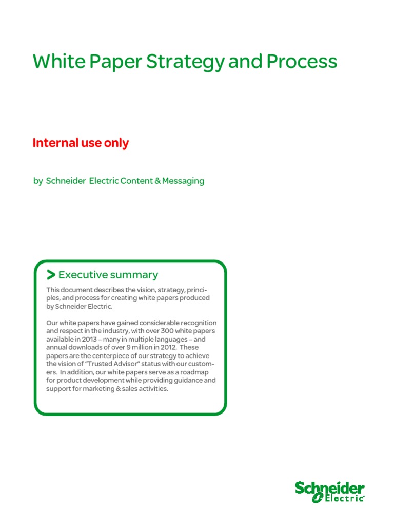 White Paper Process Overview (Document Version) PDF | PDF | Strategic ...