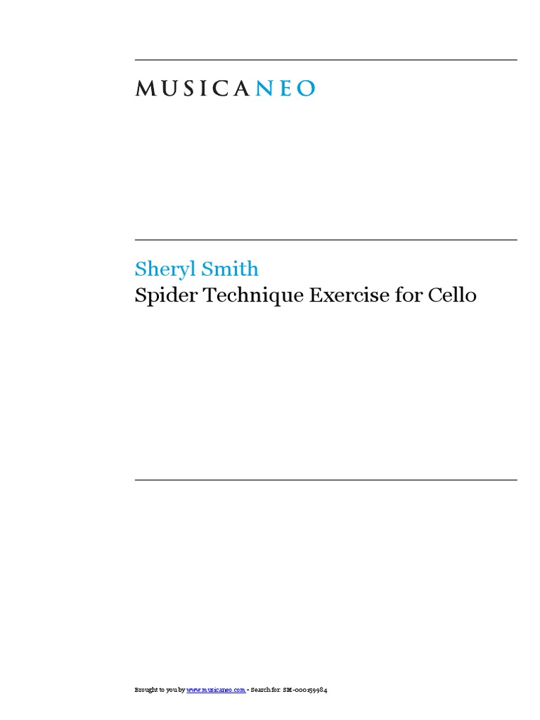 Spider Technique Exercise For Cello | PDF | Copyright Law | Law