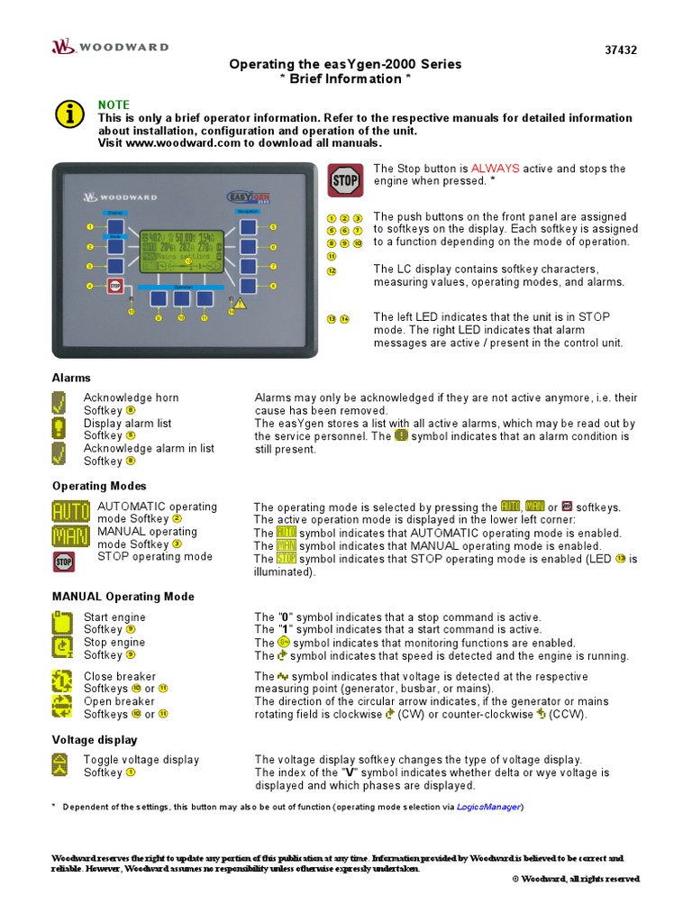 Woodward Controlador | PDF | Electrical Engineering | Computing