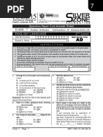 PWNSAT - Sample Paper - Class - 7th - Questions | PDF | Heart