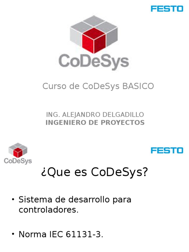Codesys Basico | PDF | Lenguaje de programación | Teoría de sistemas