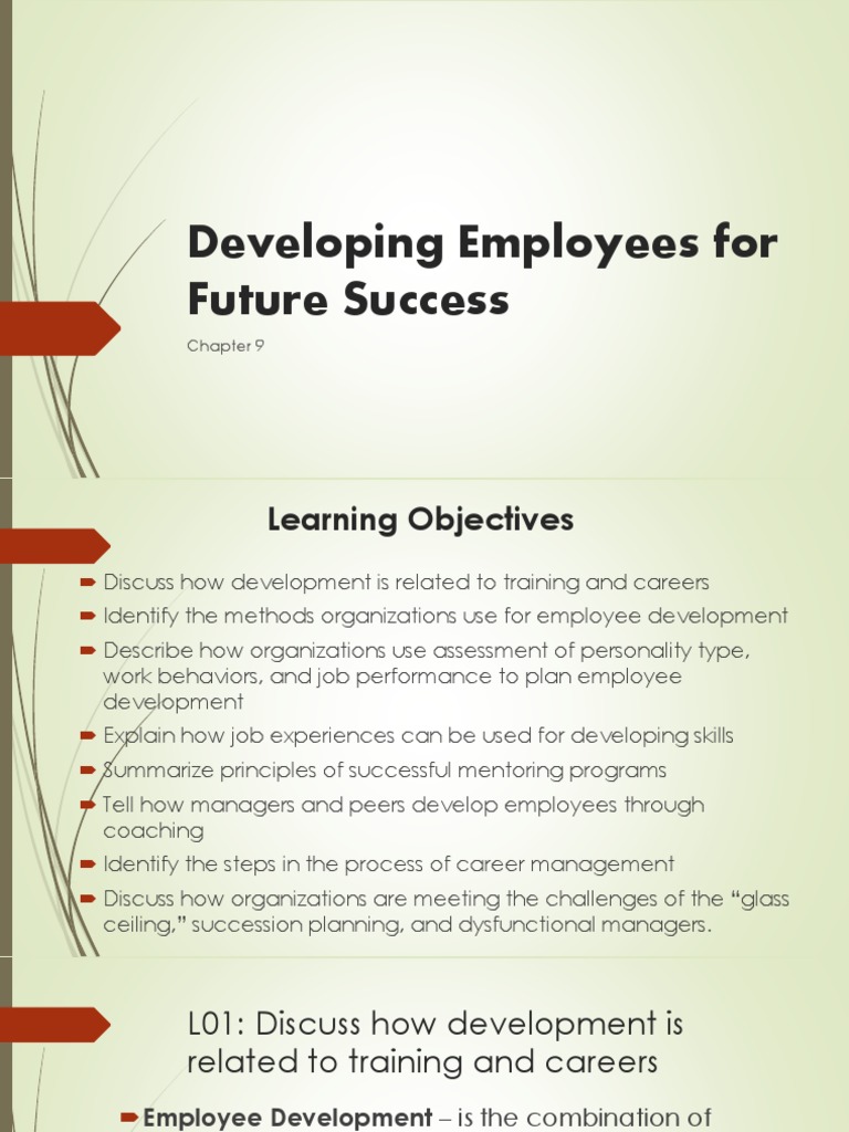 Employee Development Strategies | PDF | Educational Assessment | Goal ...