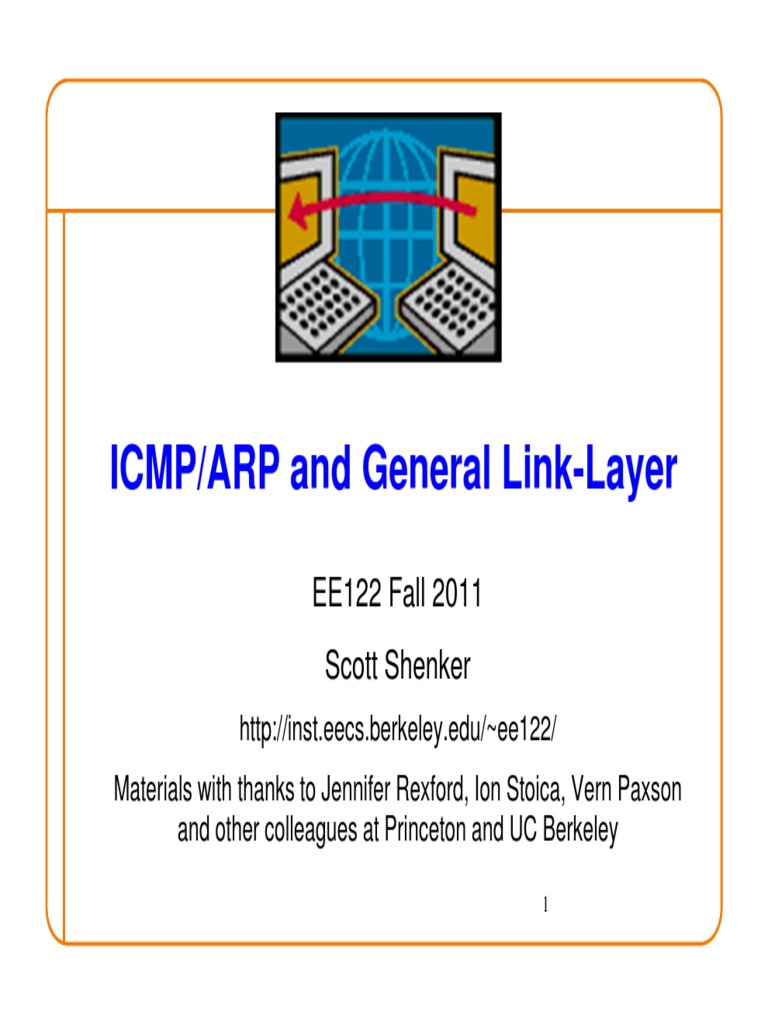 ICMP-ARP and General Link-Layer | Download Free PDF | Internet ...