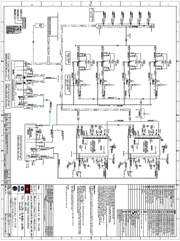 JITPL P&id For Hfo System (Rv. 01) | PDF | Fuel Oil | Diesel Engine