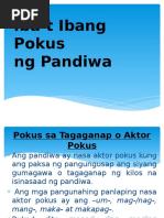 Pokus NG Tagaganap at Layon | PDF