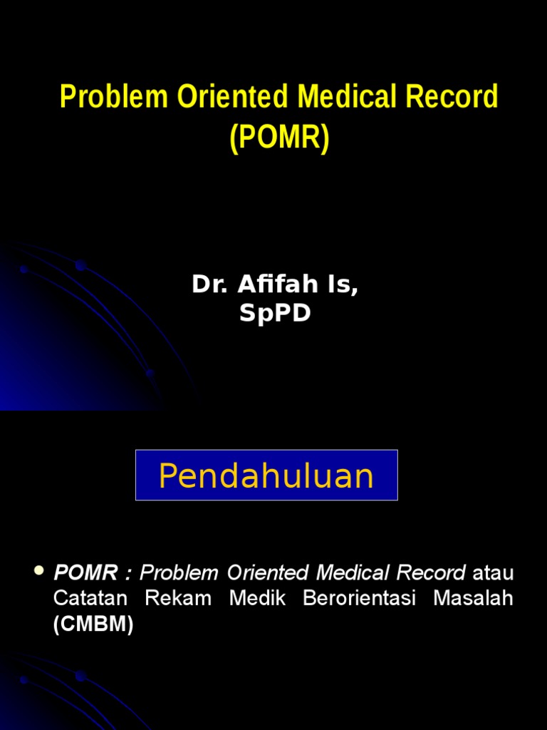 POMR | PDF