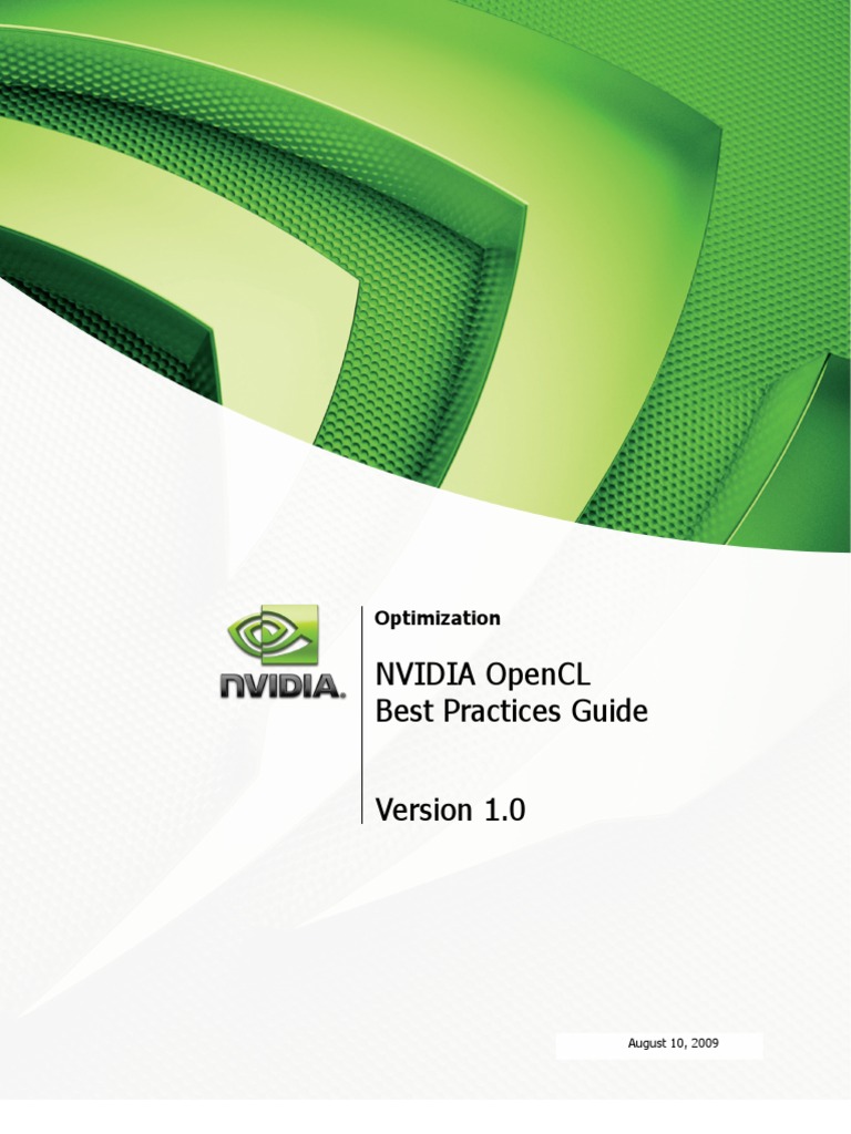 Nvidia Opencl Best Practices Guide: Optimization | PDF | Parallel Computing | Graphics ...