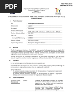 Livelihood Project Proposal | PDF | Social Science