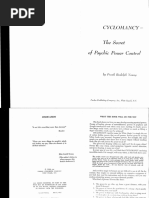 Cyclomancy The Secret of Pyschic Power Control PDF | PDF