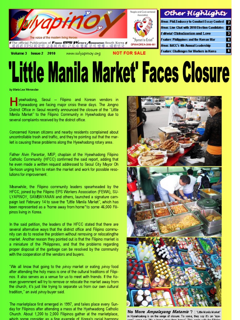 Sulyap Vol 3 Issue 2 Final | PDF | Philippines | South Korea