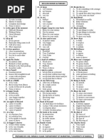 SAT Test Analogy Questions | PDF