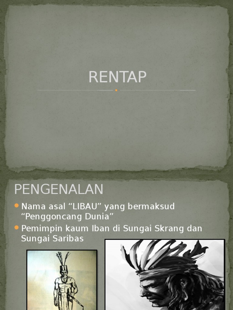 RENTAP | PDF | Perjalanan | Sejarah