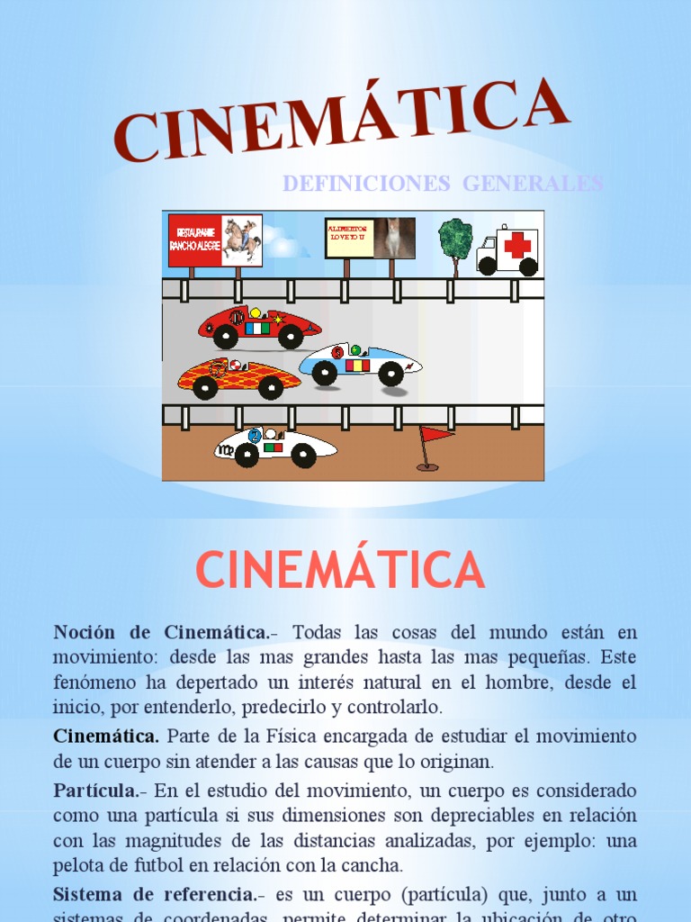 CINEMÁTICA | PDF