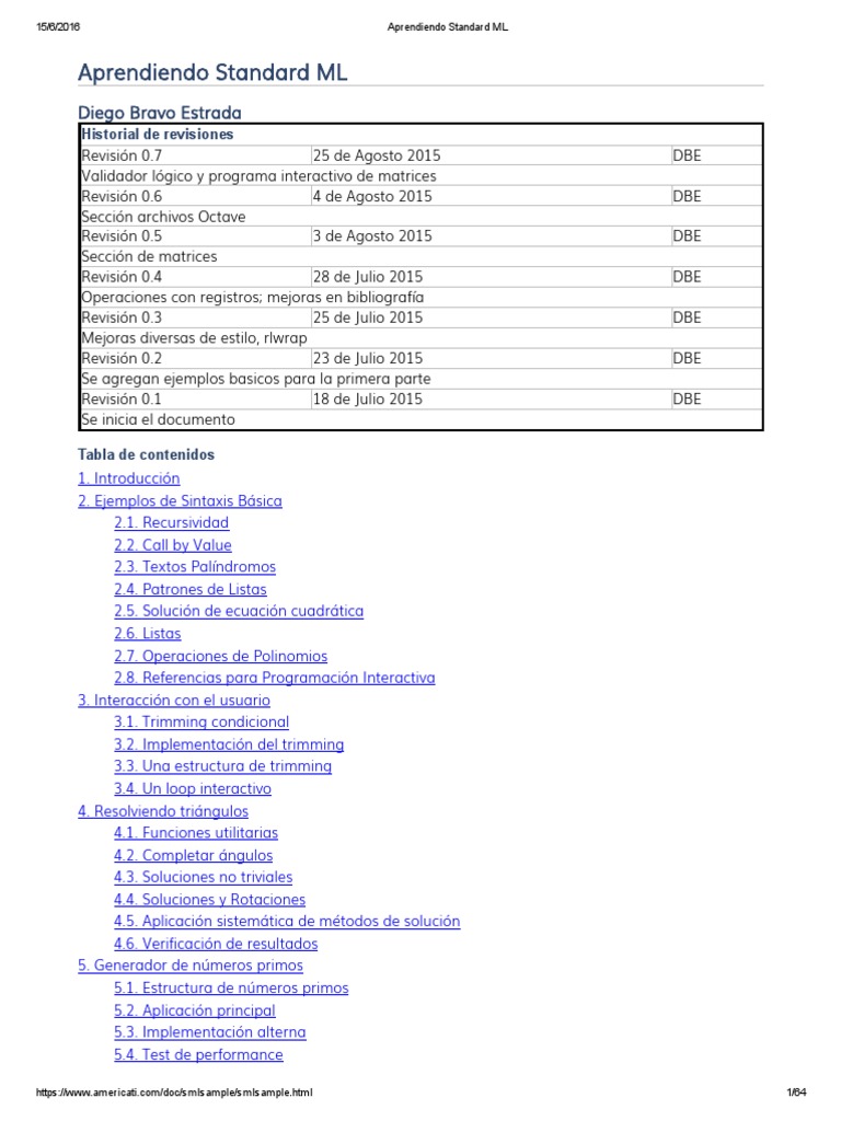 Aprendiendo Standard ML | PDF | Triángulo | Argumento