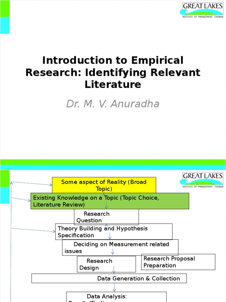 Empirical Research Literature Review Guide | PDF
