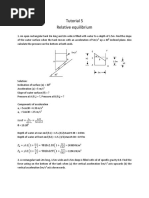 Module 2 Fluid Statics - Hydrostatic Forces On Plane Surfaces Solved Problems | PDF | Pressure ...