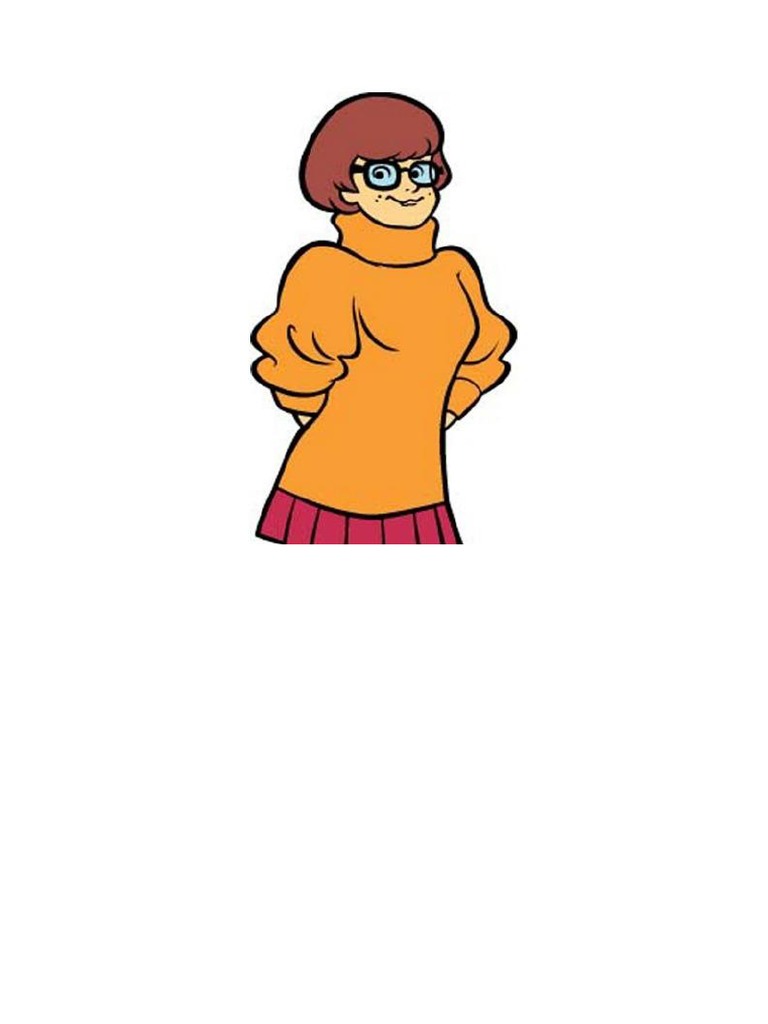 Velma Mask Template | PDF | Scooby Doo | Scooby Doo Films