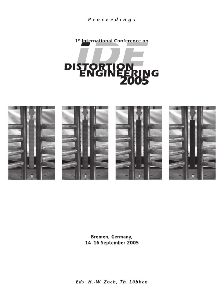 Distortion Engineering For Metals | PDF | Forging | Heat Treating