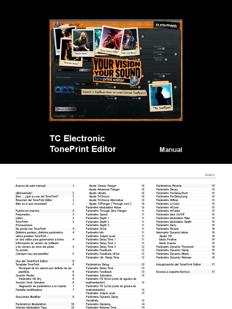 TC Electronic Toneprint Editor Manual Español | PDF | Mac OS ...