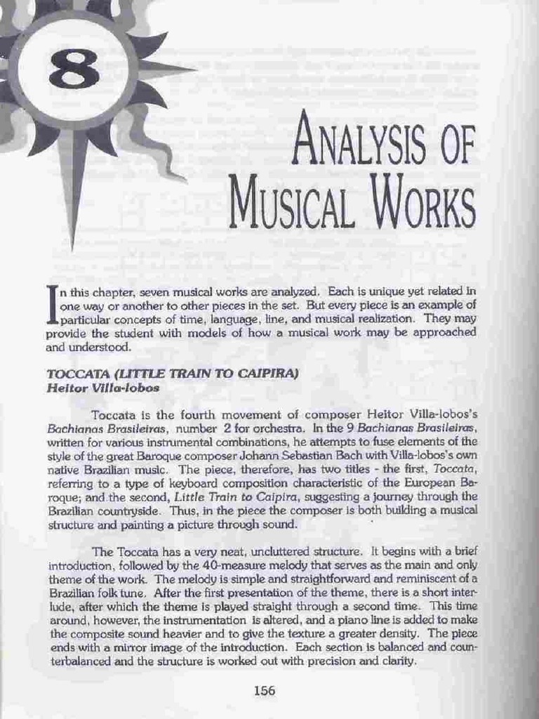 Analysis of Musical Works | PDF