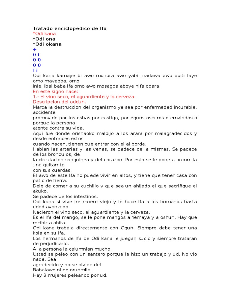 8 Odi Kana | PDF | Religión étnica | Santeria