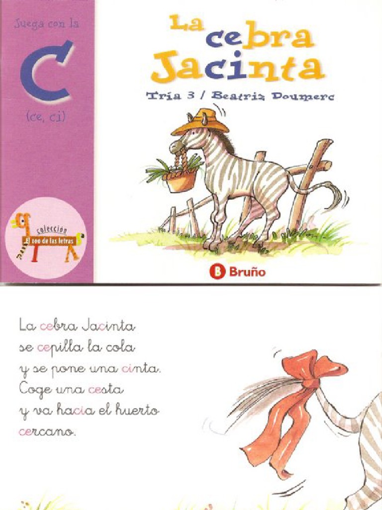 El Zoo de Las Letras. La Cebra Jacinta. 0 | PDF