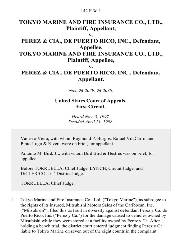 Insurance Liability Dispute | PDF | Tort | Joint And Several Liability