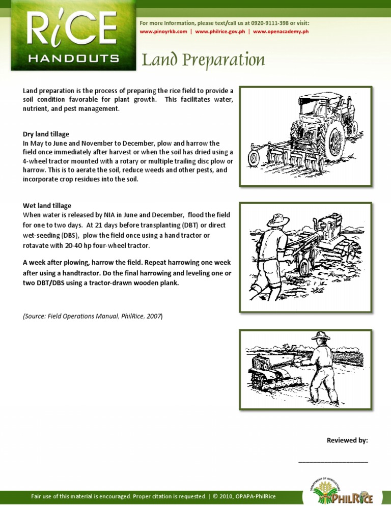 Land Prep | PDF