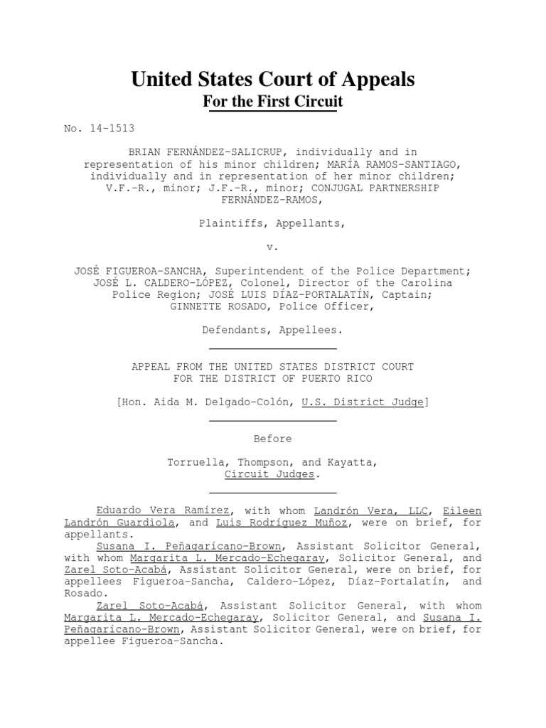 United States Court of Appeals: For the First Circuit