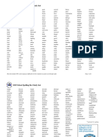 2025-2026 School Spelling Bee List | PDF