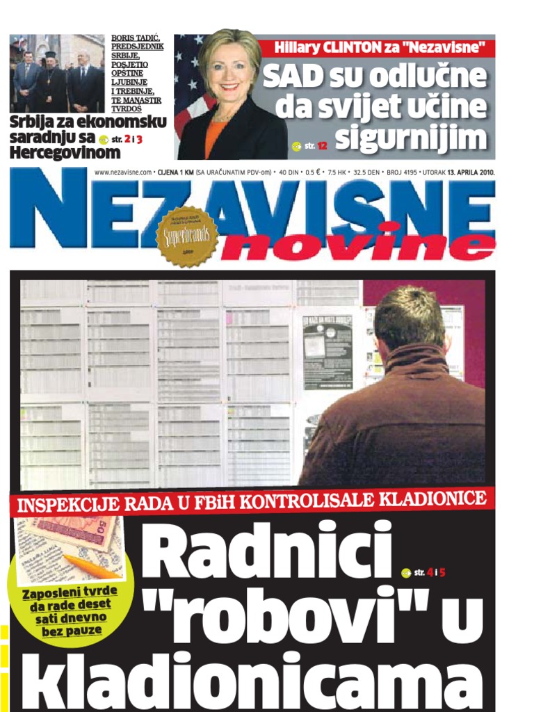 Nezavisne 100413 | PDF