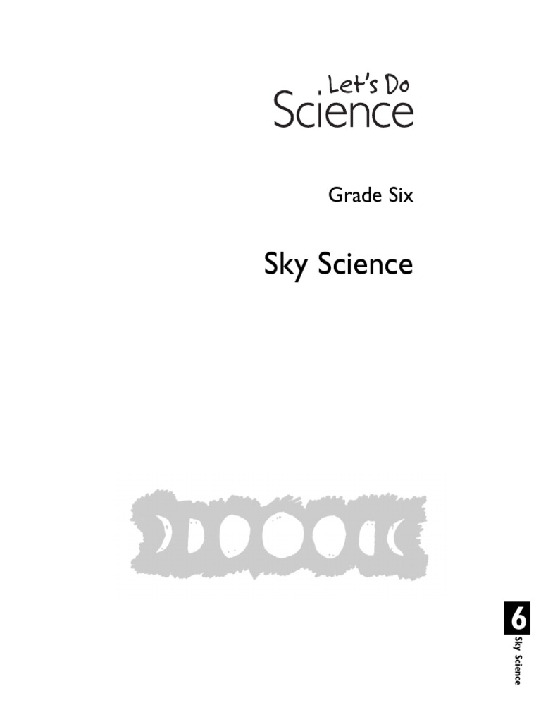 Grade 6 Sky Science | PDF | Jupiter | Moon