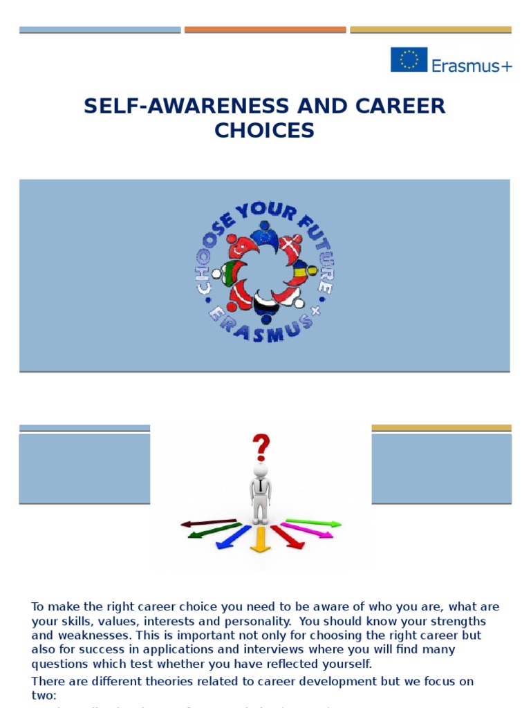 Self-Awareness in Career Choices | PDF | Self Concept | Emergence