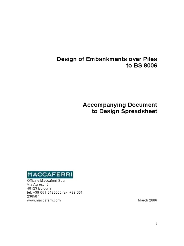 BS 8006 Over Piles | PDF | Deep Foundation | Deformation (Engineering)