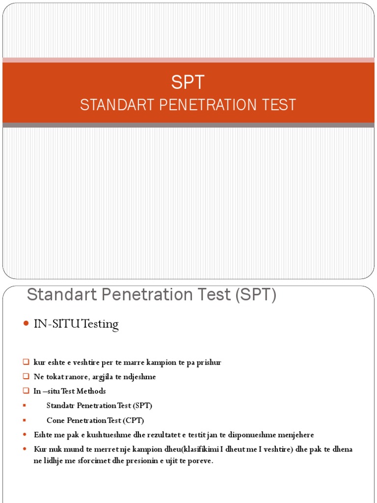 Standart Penetration Test | PDF