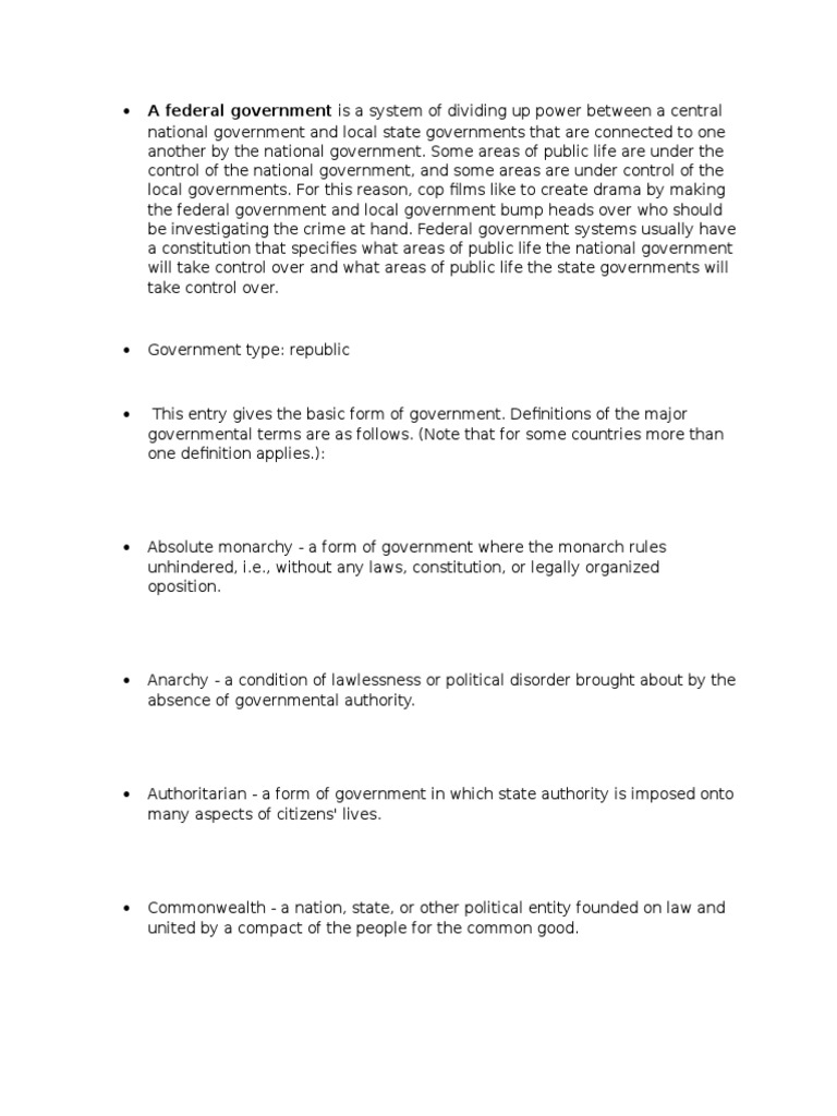 Exploring the Different Forms of Government: A Breakdown of Republics ...