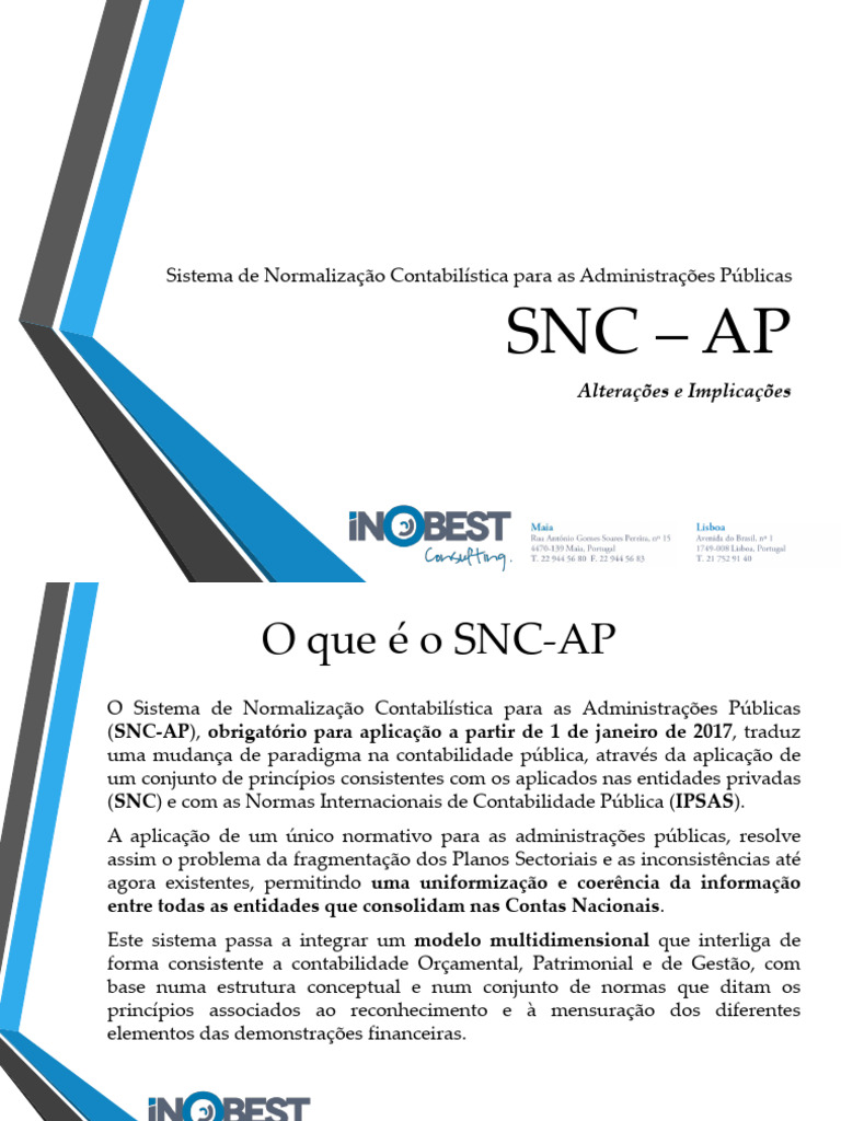 SNC Ap | PDF | Contabilidade | Administração pública