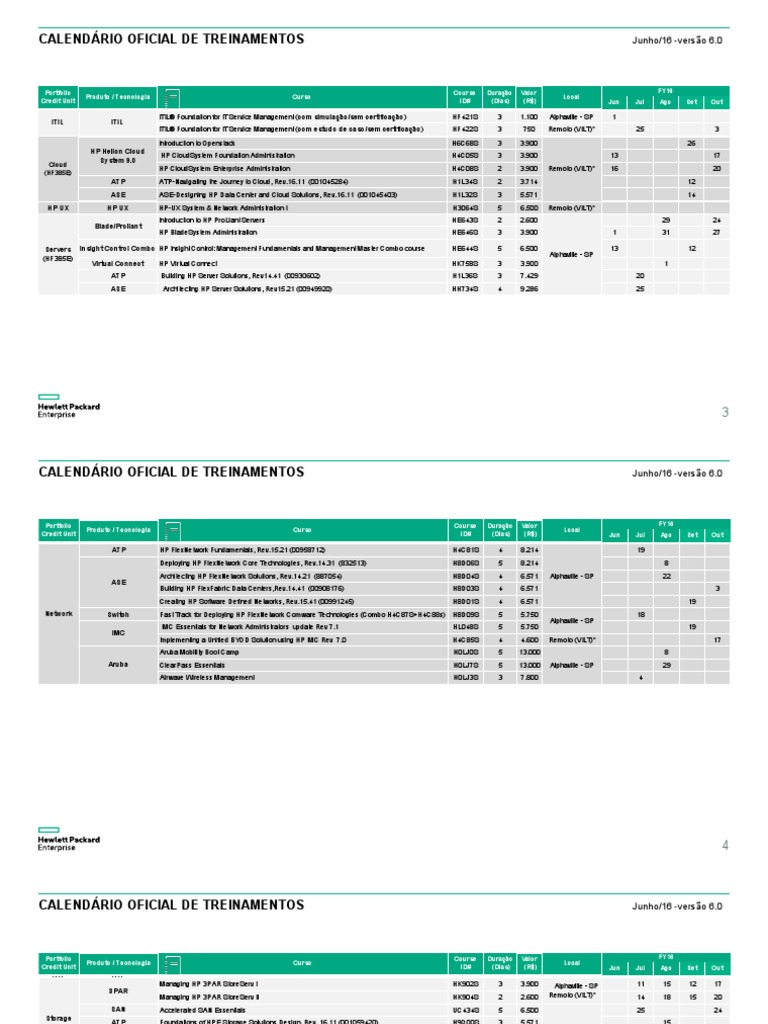 Calendário Junho/16 v6.0 | PDF | Cloud Computing | Industries