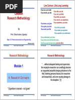 Research Methodology Lecture Notes | PDF
